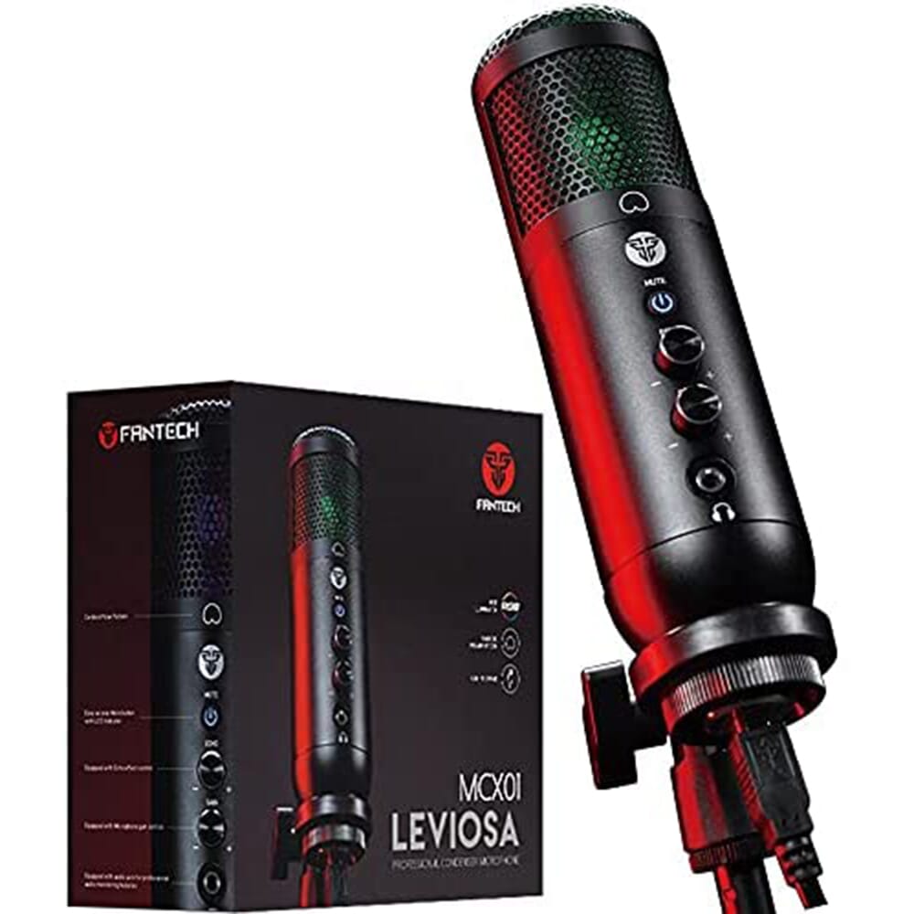 Fantech Leviosa MCX01 RGB USB Microphone – Black » Pentium City